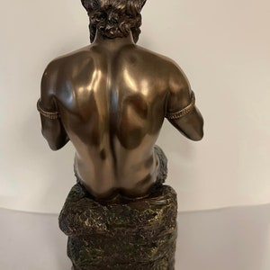 Unique Hand Made Ancient Greece Statue of Pan God of the Fertility 10 ...