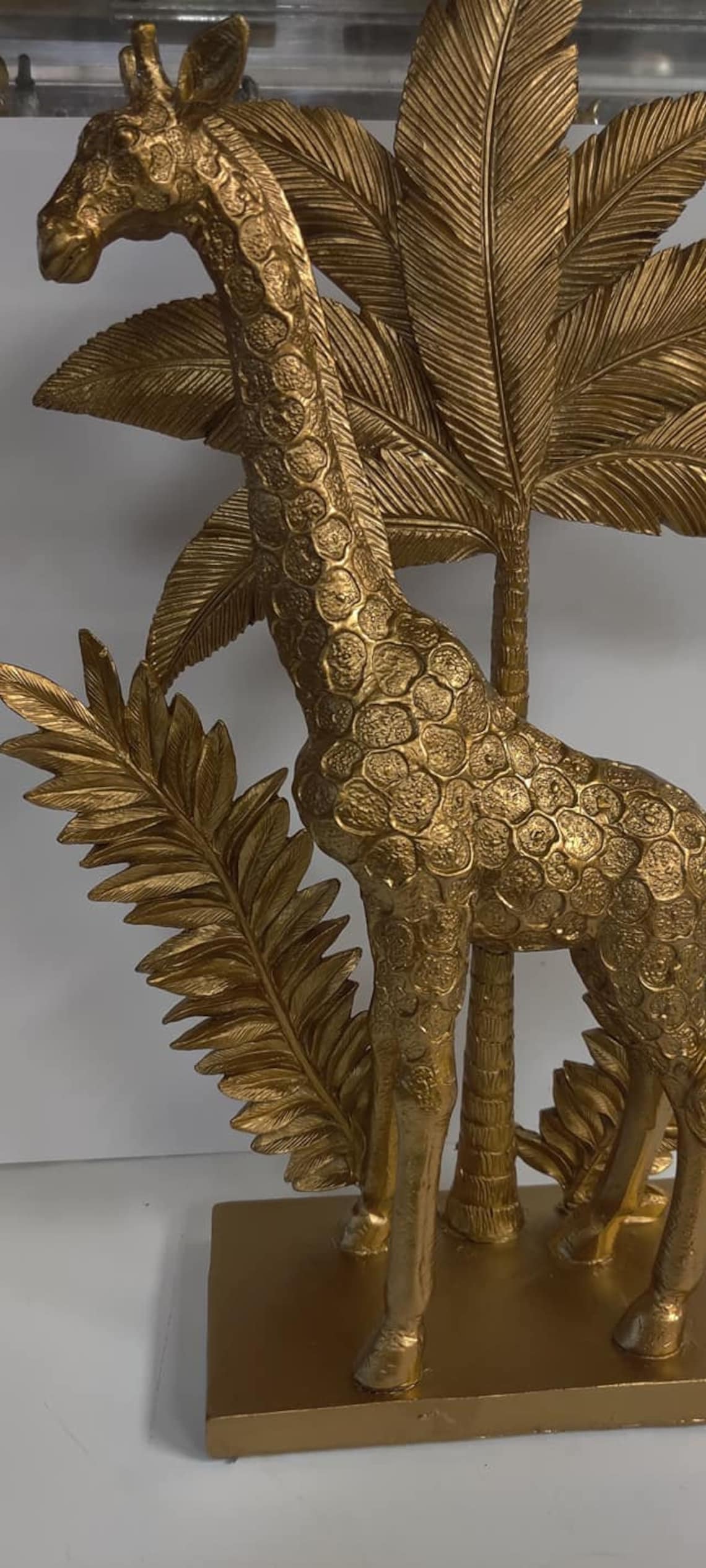 Unique Art Hand Painted Large Egyptian Giraffe Statue Home ...