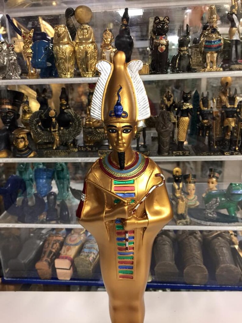 Unique Large Egyptian God Osirs Statue 13'' H Made In | Etsy