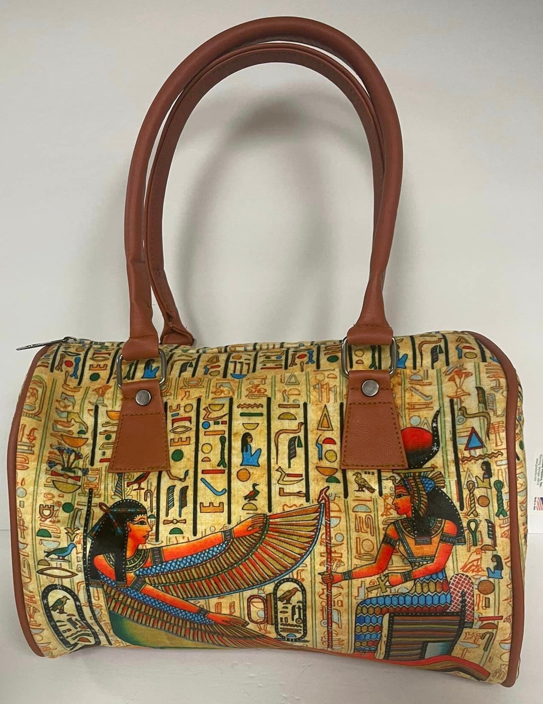 Unique Large Egyptian Double Strap Hand Bag Handmade in Egypt - Etsy