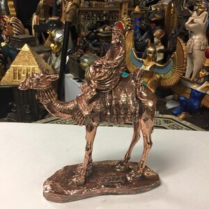 Unique Large Egyptian Camel W/copper Wash Statue Made IN EGYPT - Etsy