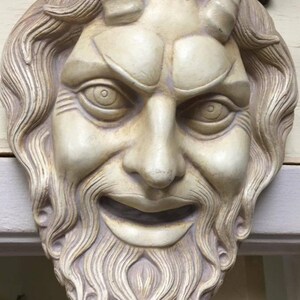 Vintage Unique Ancient GREEK GOD PAN Relief/plaque - Etsy