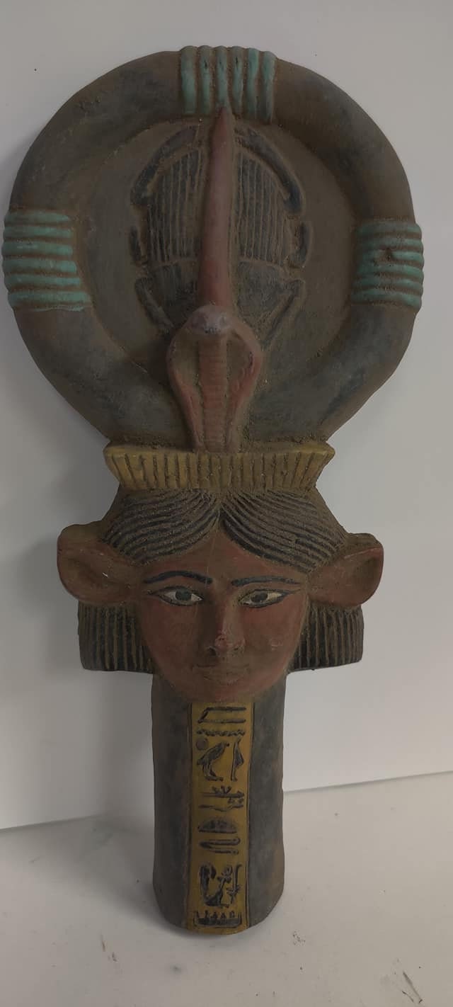 Carving of Ankh Cross Walking Stick, 2D Ankh Cross Hicking stick, Hand ...