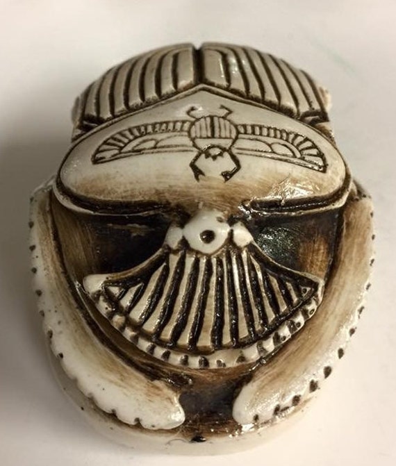 Unique Egyptian Ankh Scarab Hand Carved Made in Egypt - Etsy