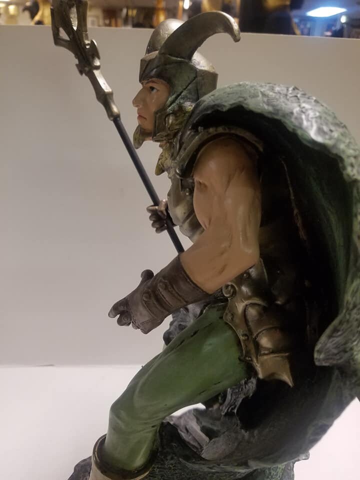 Unique Large Heavy Statue Loki Hand Crafted 14 '' H | Etsy
