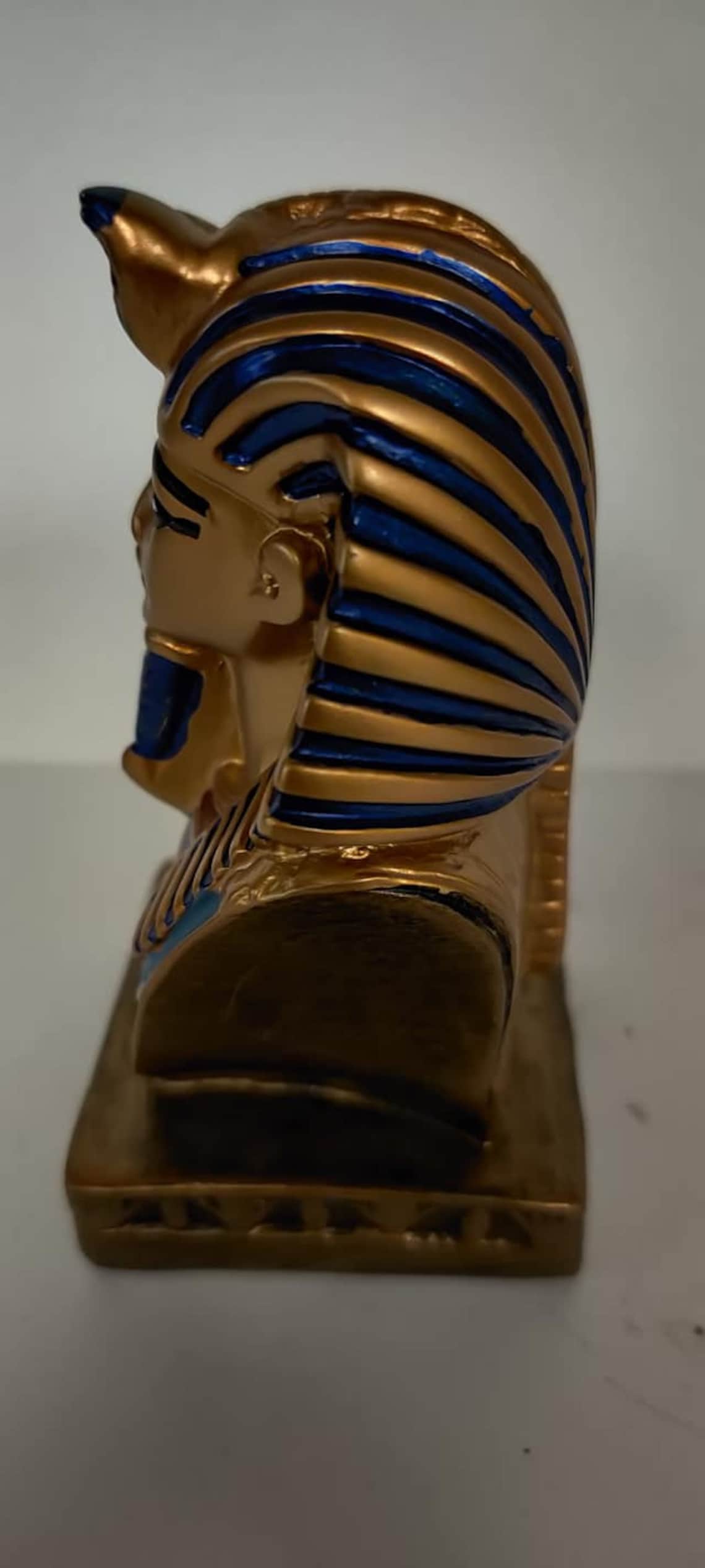 Unique Egyptian King Tut Mask 4'' Made In Egypt | Etsy