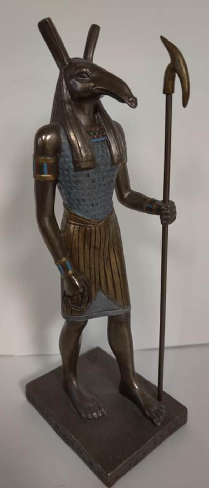Unique Egyptian God Seth Statue 9'' H - Etsy