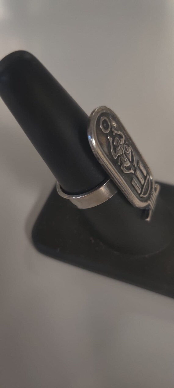 Unique Egyptian King Tut Ring Solid Silver( Free Si… - Gem