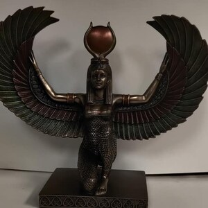 Unique Large Egyptian Goddess ISIS Statue 8'' H Last One - Etsy