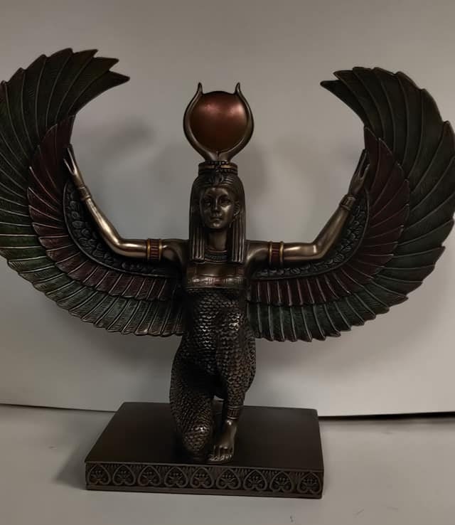 Unique Large Egyptian Goddess ISIS Statue 8'' H | Etsy