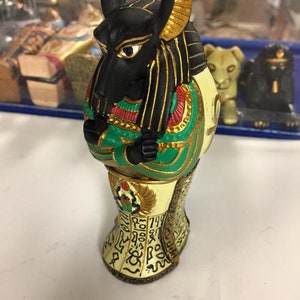 Unique Egyptian God Anubis Coffin With Small Mummy - Etsy