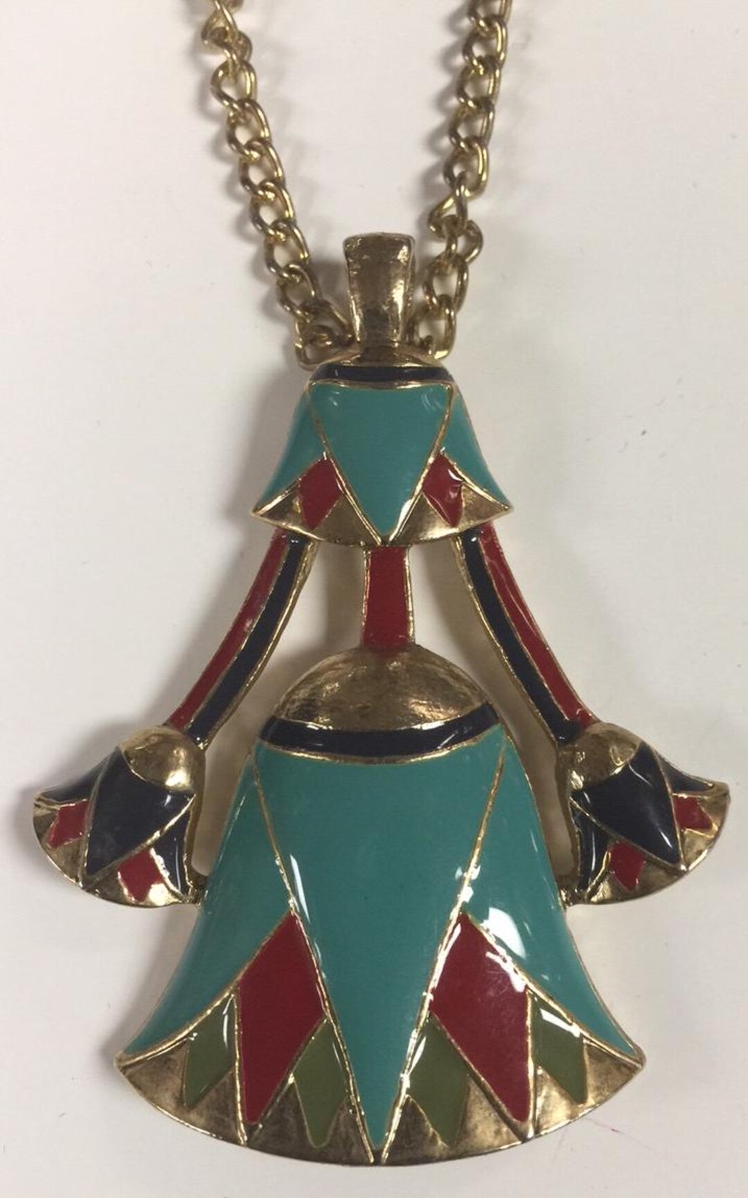 Egyptian Gold Plated Brass Lotus Necklace Made in Egypt - Etsy