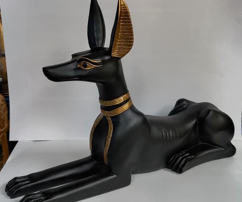 Unique Large Egyptian God Anubis Statue 21'' LX - Etsy