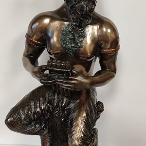 Unique Hand Made Ancient Greece Statue of Pan God of the Fertility 10 ...