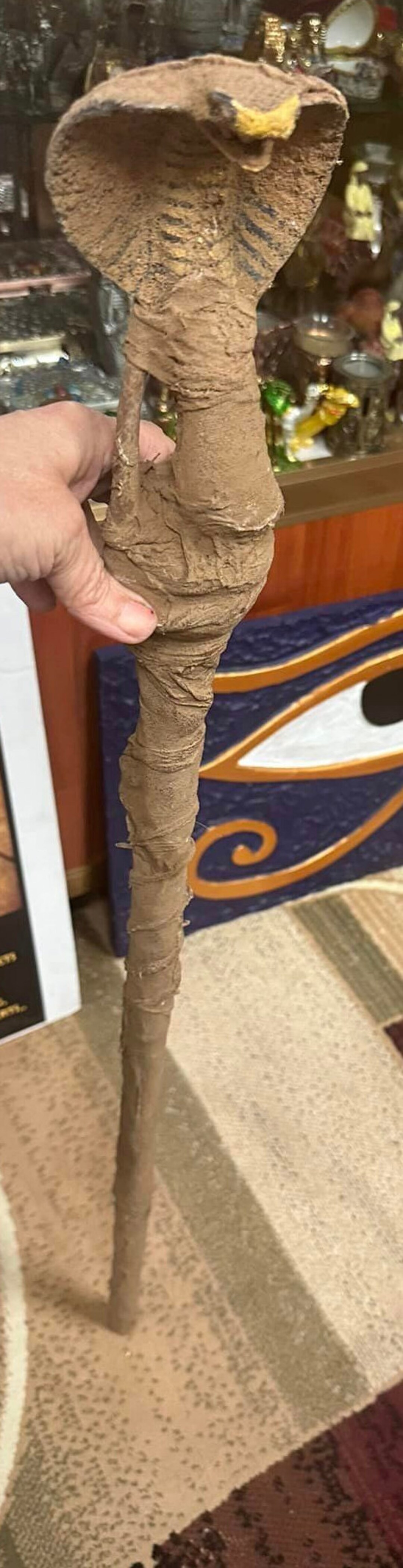 Unique Hand Made Was Scepter From Ancient Egypt Replica Vintage ...