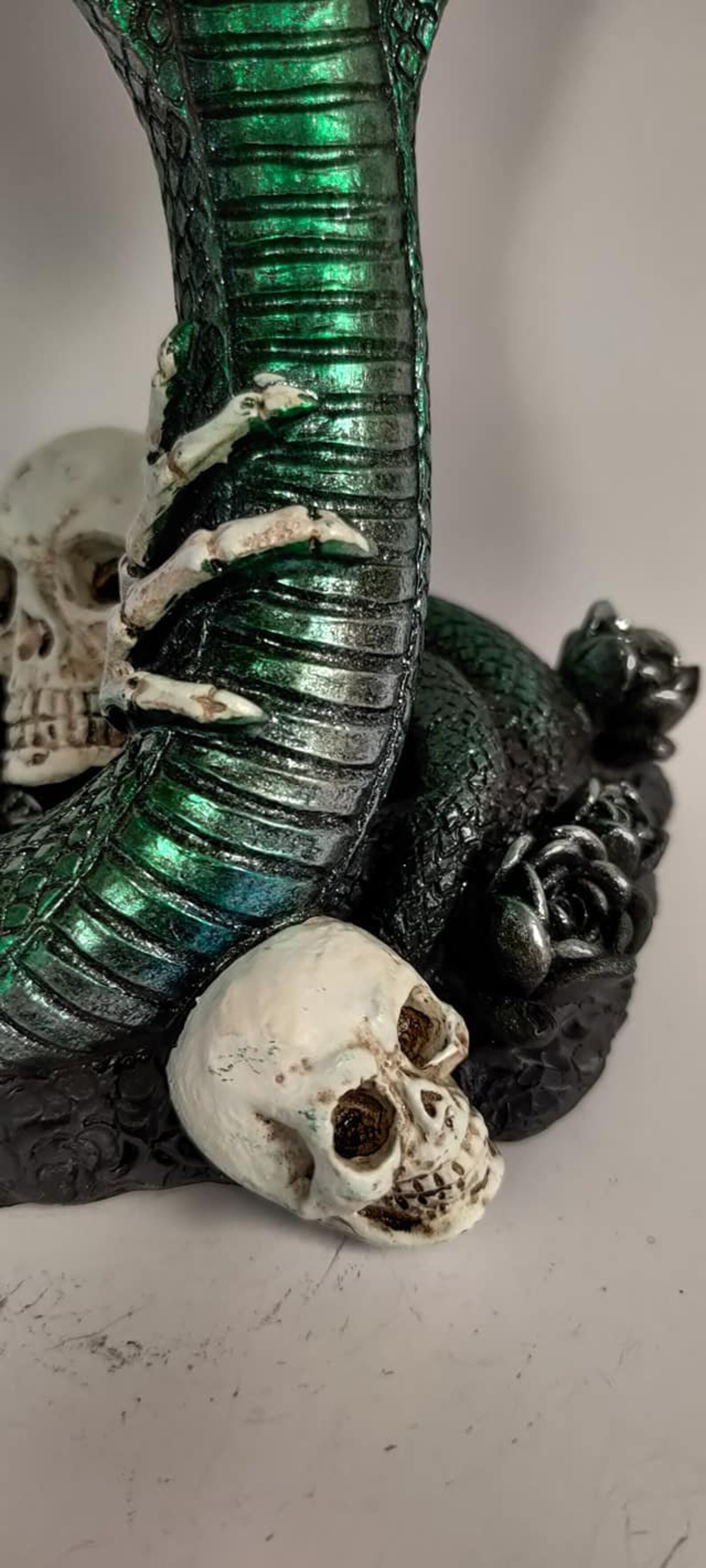 Unique Egyptian Cobra Statue 8''H Made in Egypt | Etsy