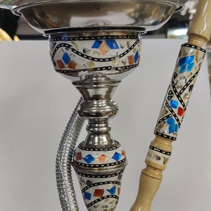 Unique Brass Dance Shisha Shamadan Silver Color Made in Egypt - Etsy