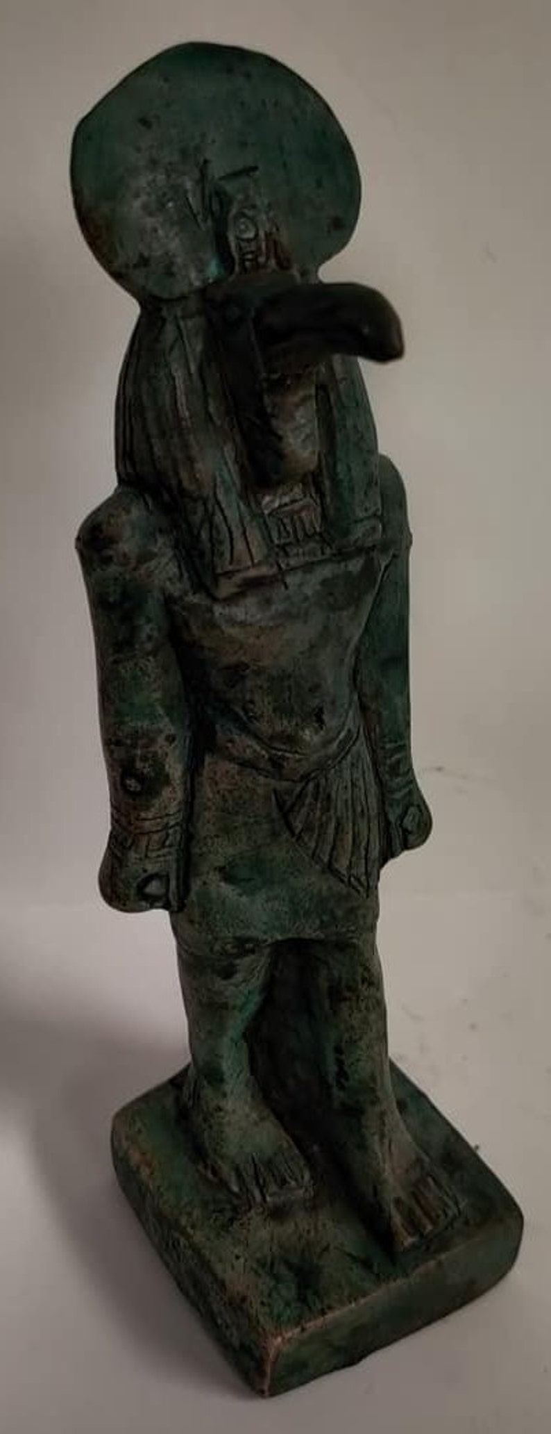 Vintage Egyptian Statue God Thoth Natural Lime Stone Made in - Etsy