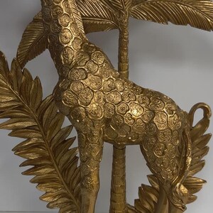 Unique Art Hand Painted Large Egyptian Giraffe Statue Home ...