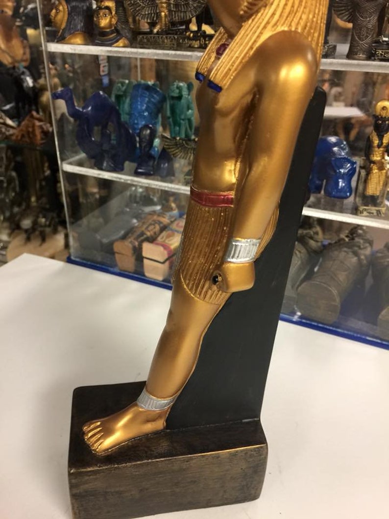 Unique Large Egyptian God Anubis Statue Hand Carved Made in - Etsy