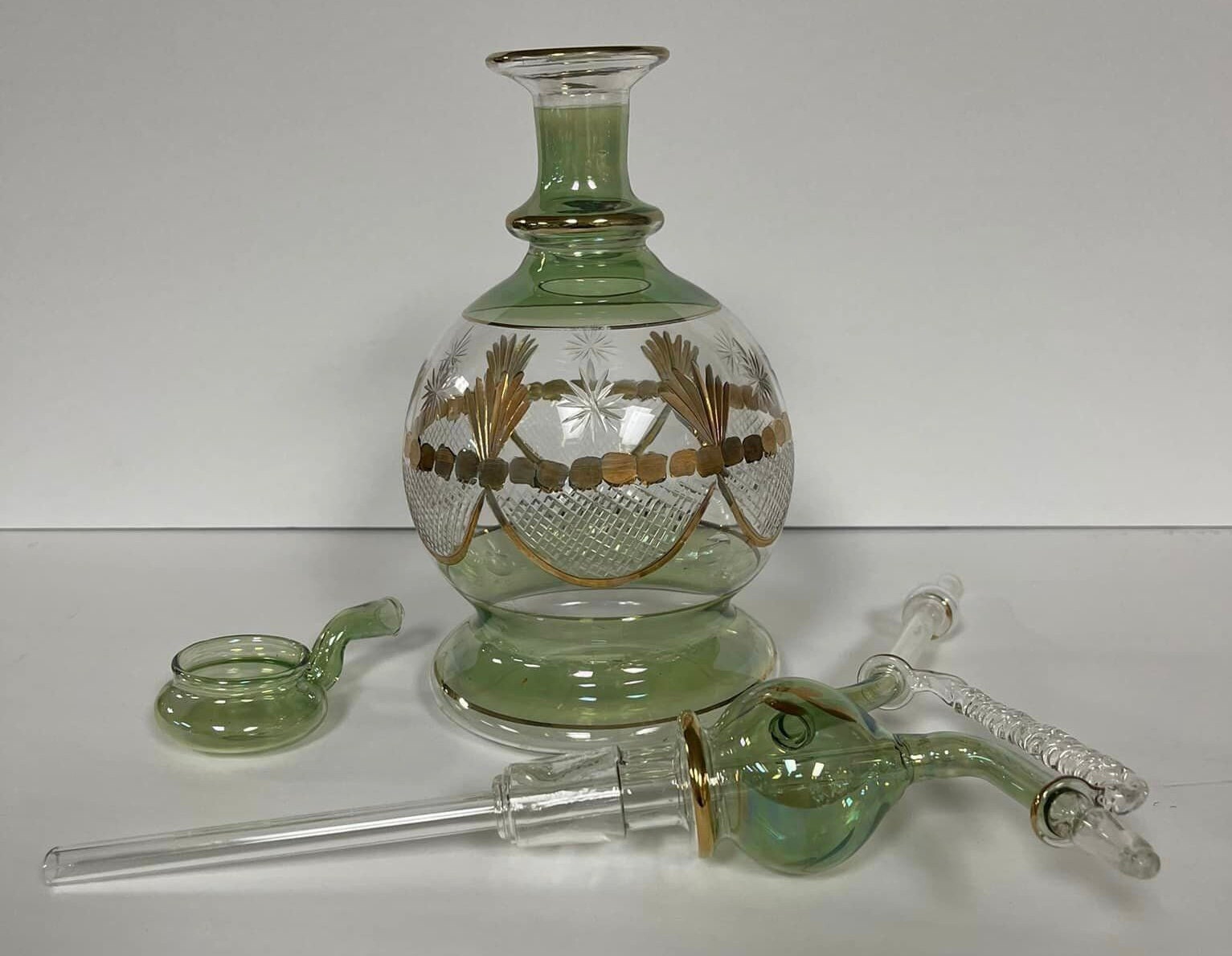 Unique Hand Made Glass Egyptian Hookah, Shisha Made in Egypt Last One ...