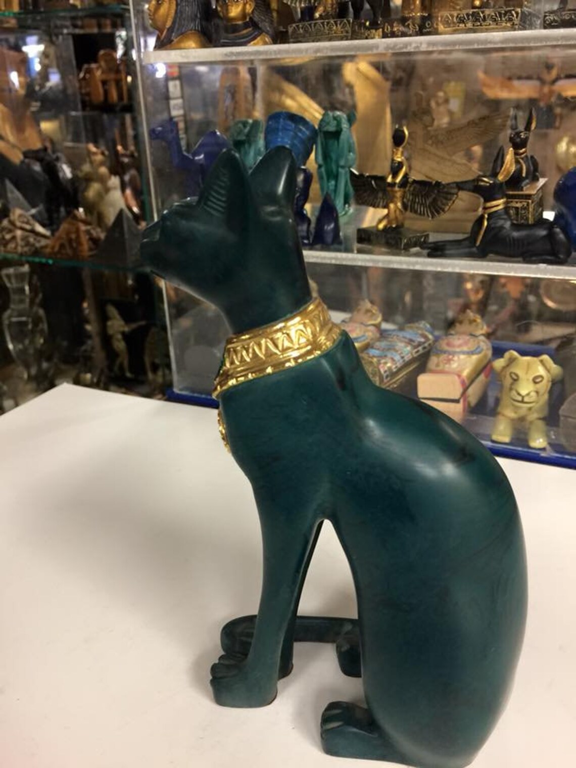Unique Egyptian Cat Statue Hand Carved Made in Egypt - Etsy