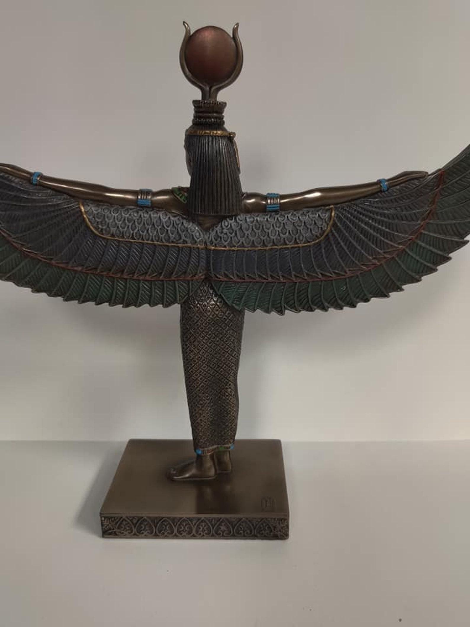 Unique Grande déesse égyptienne ISIS Statue 9'' H - Etsy France
