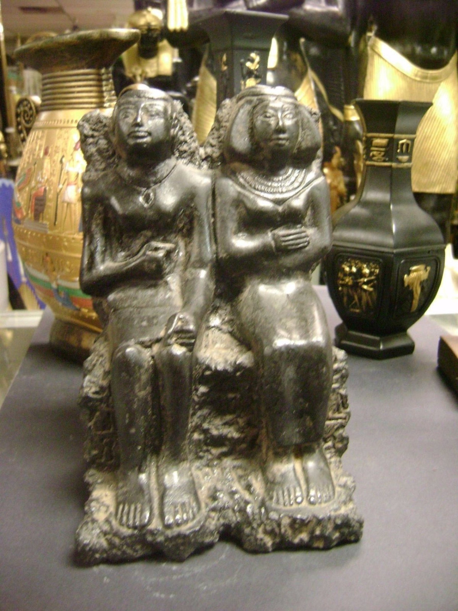 Unique Famous Statue of Tuthmosis IV and His Mother Tiaa Made | Etsy