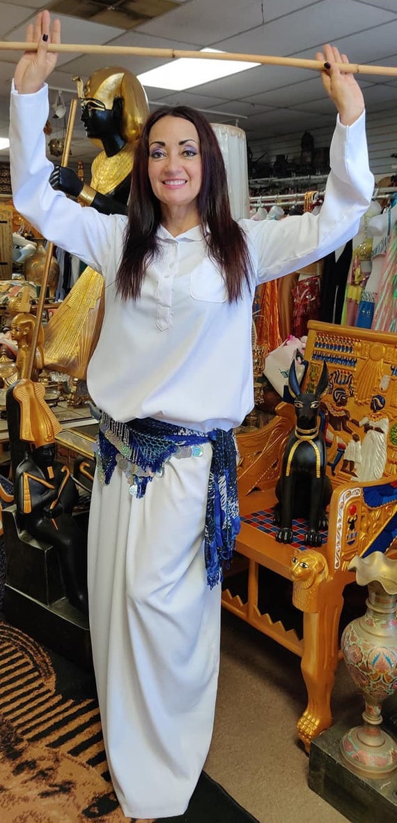 Egyptian Fifi Abdo's Famous Galabaya Made In Egypt ((… - Gem