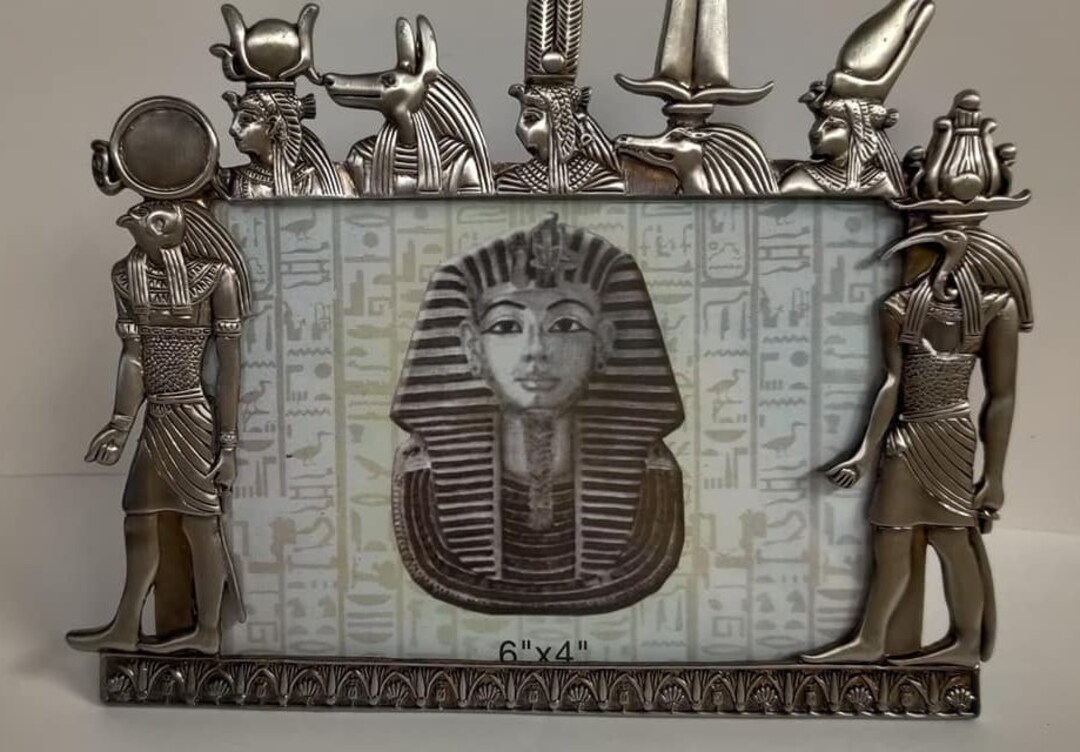 Unique Egyptian Gods Picture Frame Pewter With Beautifully Designs Made ...