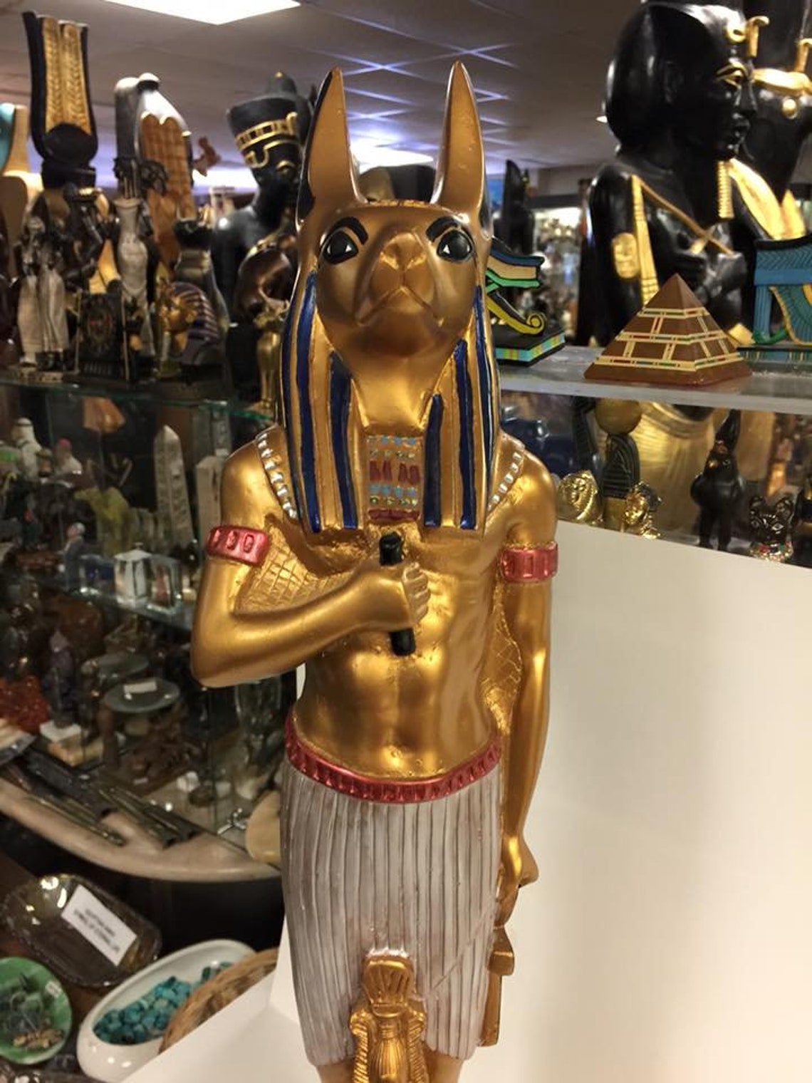 Unique Large Size Egyptian God Anubis 20'' H Statue - Etsy