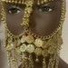 Unique Egyptian Brass Gold Coin Face Veil Piece Made in Egypt - Etsy