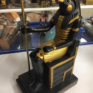 Unique Heavy Egyptian Statue God Horus Hand Carved 6'' H - Etsy