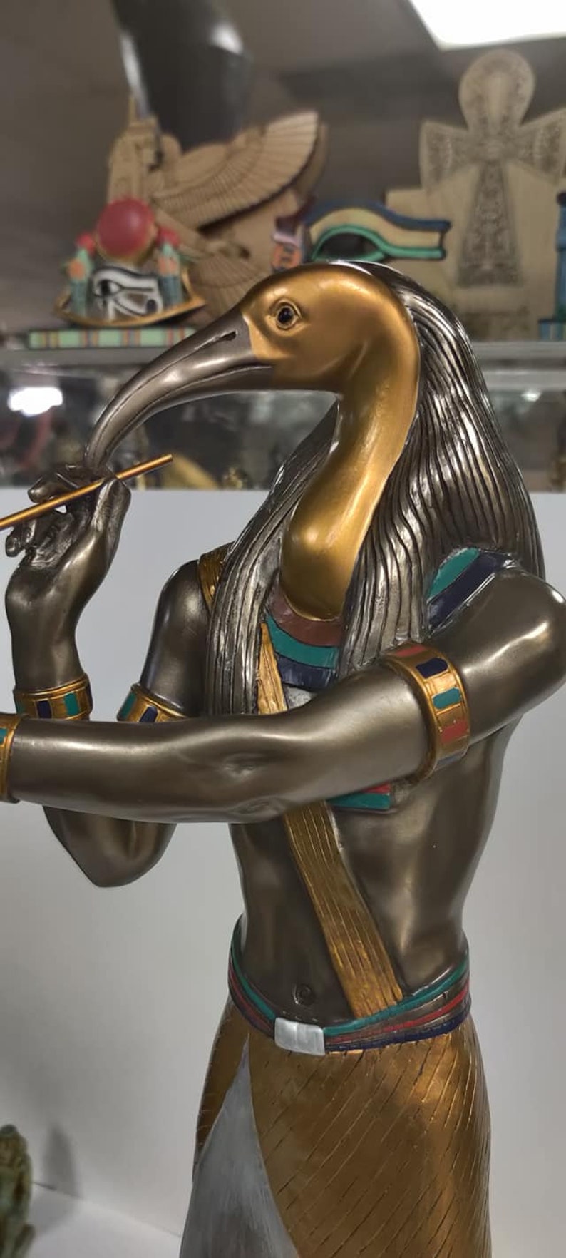 Unique Large Heavy God Thoth Statue Egyptian God of Wisdom | Etsy