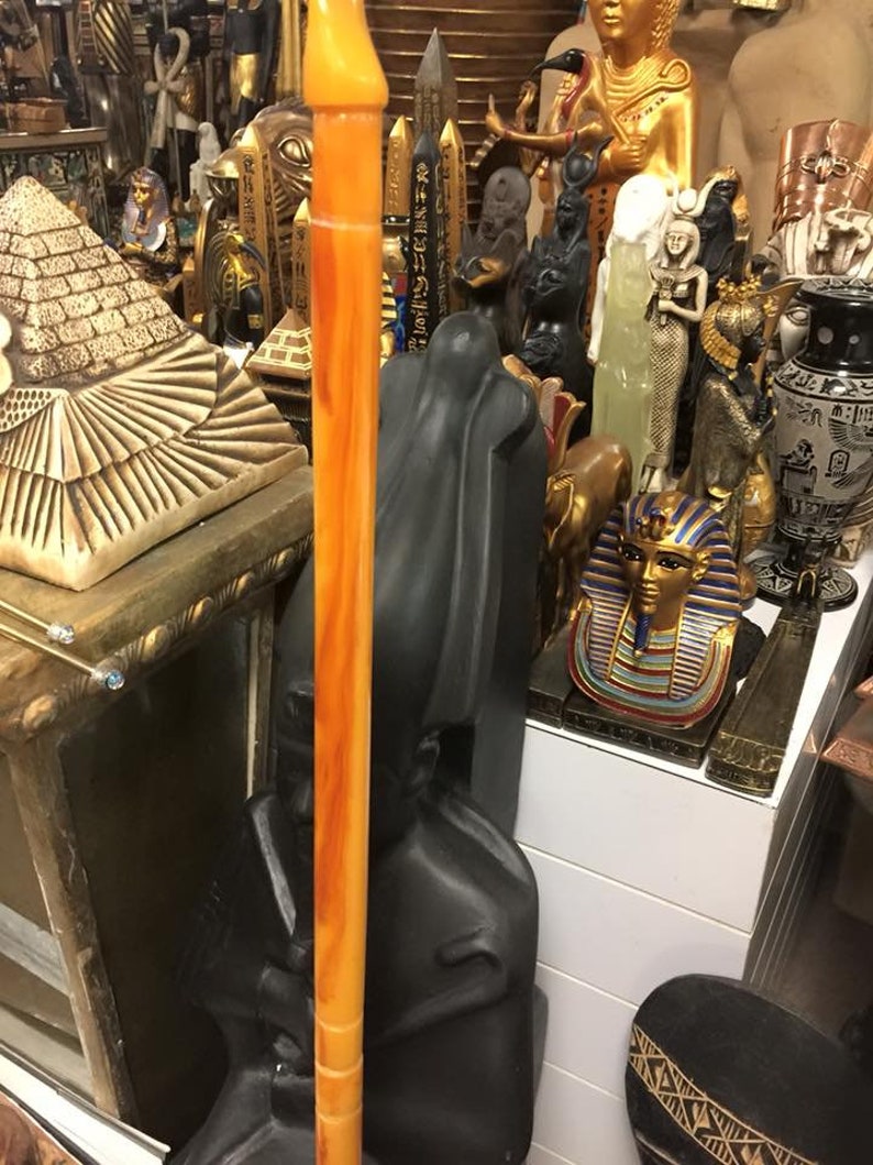 Unique Egyptian Cobra Walking Cane Stick Amber 38'' - Etsy