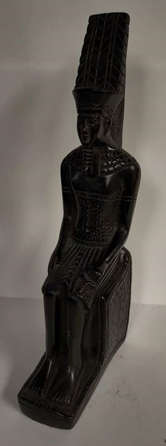 Estatua egipcia única vintage Amón-Ra Gran Dios de Poder y - Etsy España
