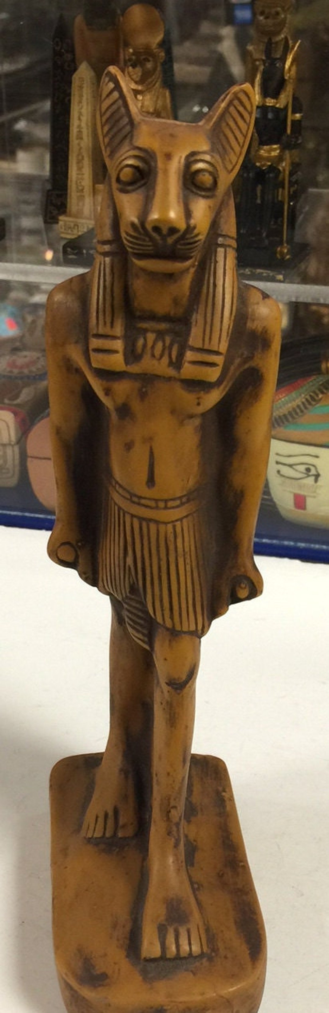 Statue égyptienne vintage déesse Sekhmet fabriquée en Egypte - Etsy France