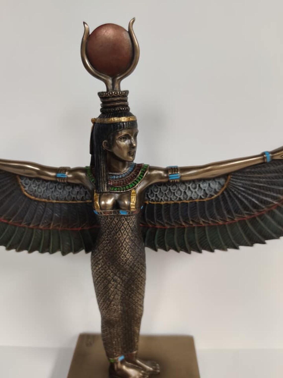 Unique Grande déesse égyptienne ISIS Statue 9'' H - Etsy France