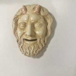 Vintage Unique Ancient GREEK GOD PAN Relief/plaque - Etsy