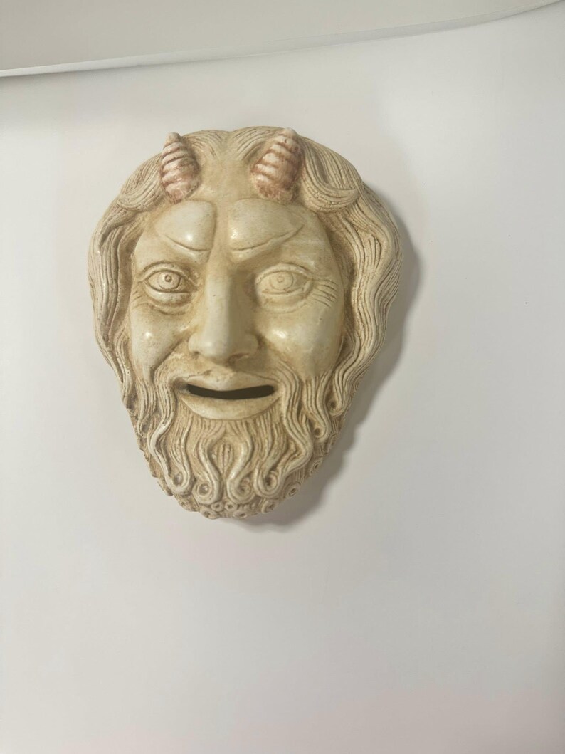 Vintage Unique Ancient GREEK GOD PAN Relief/plaque - Etsy