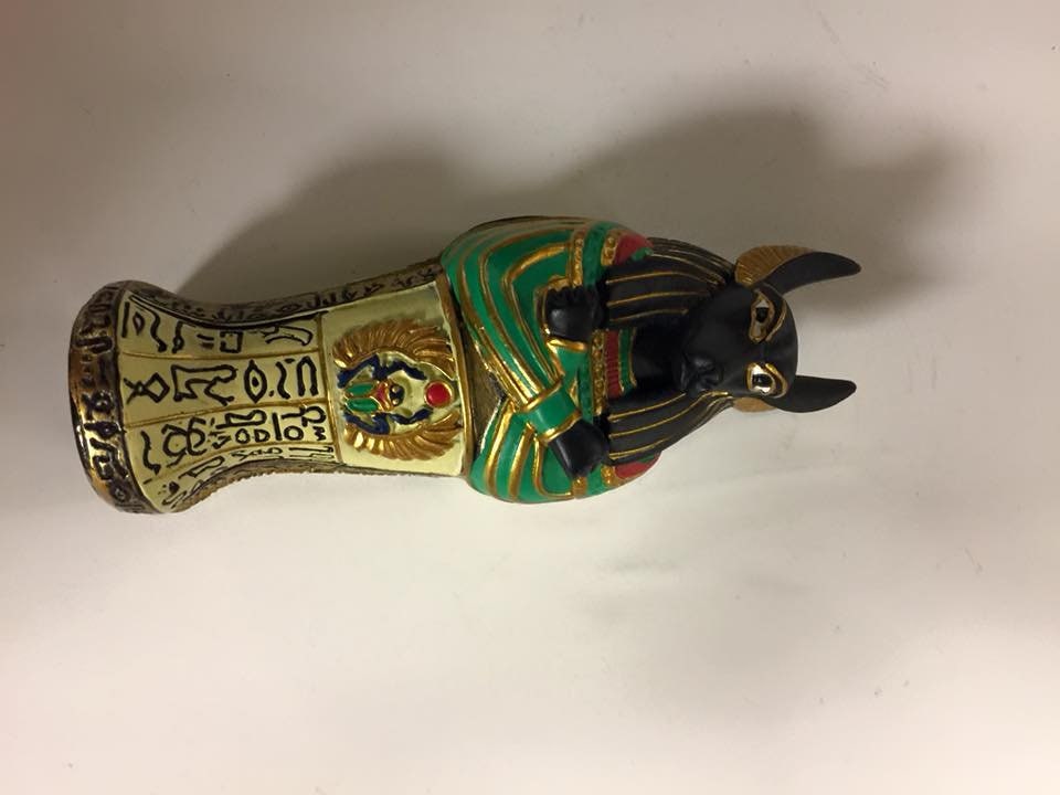 Unique Egyptian God Anubis Coffin With Small Mummy - Etsy