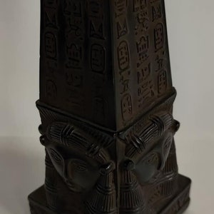 Amazing Unique Heavy Basalt Stone Egyptian Statue Goddess Hathor ...