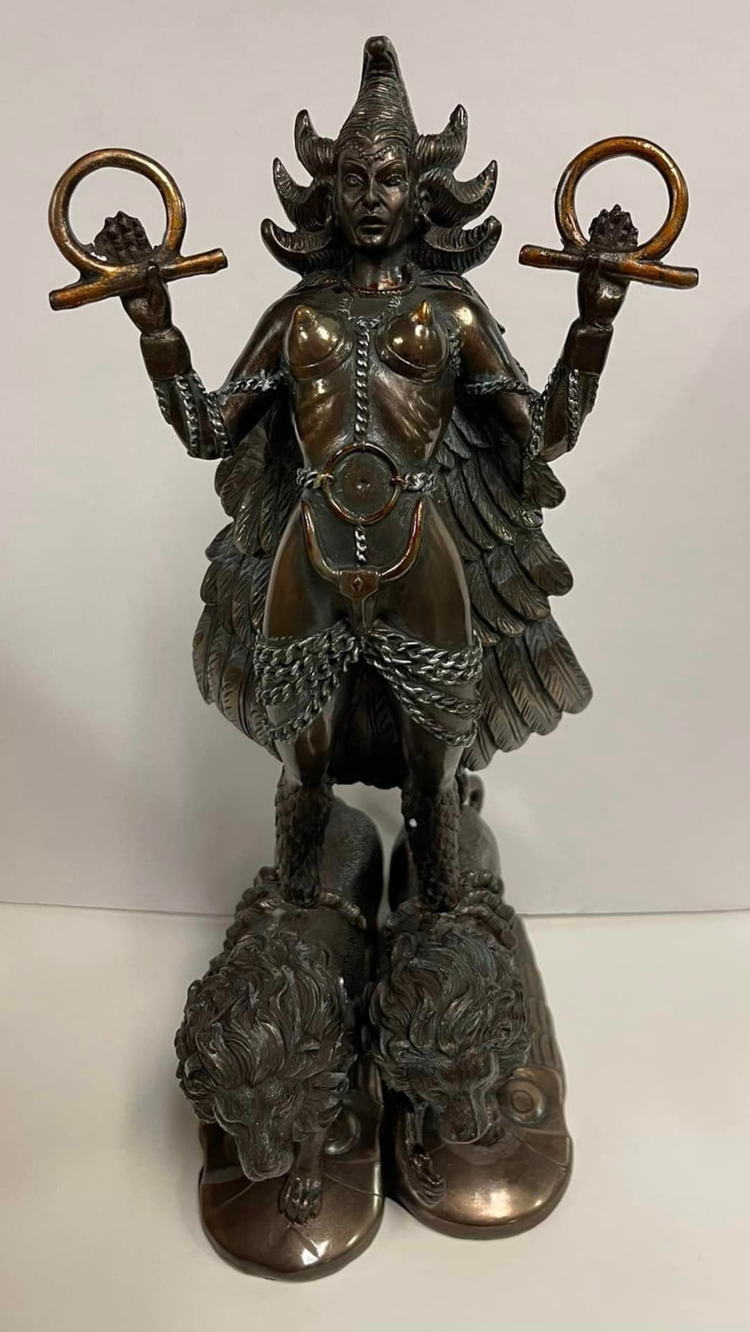 Unique Large Heavy Mesopotamian Goddess Ishtar Astarte Venus Fertility ...
