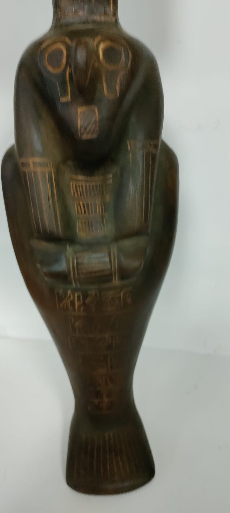 Antique Museum Egyptian God Horus Statue Natural Stone Mad in Egypt - Etsy