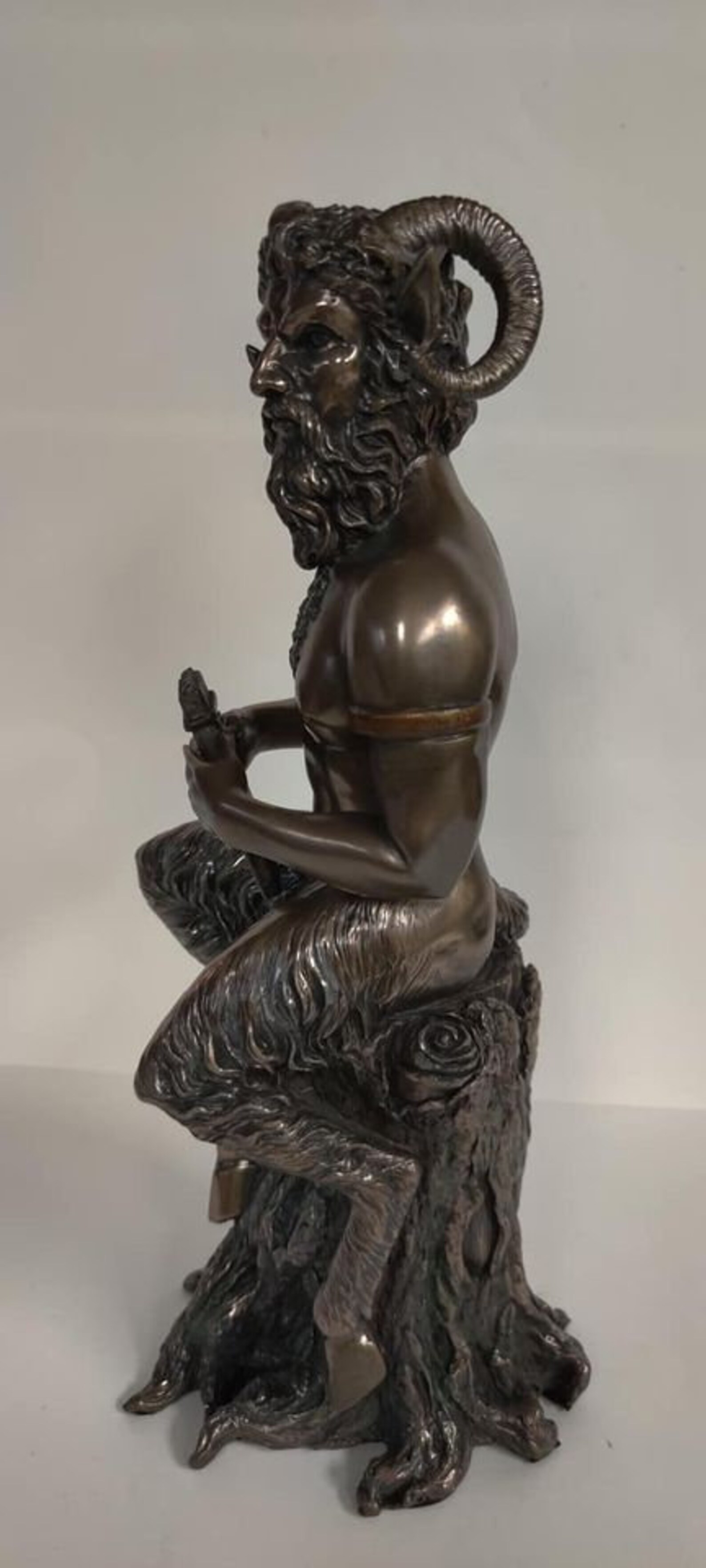 Unique Hand Made Ancient Greece Statue of Pan God of the Fertility 10 ...