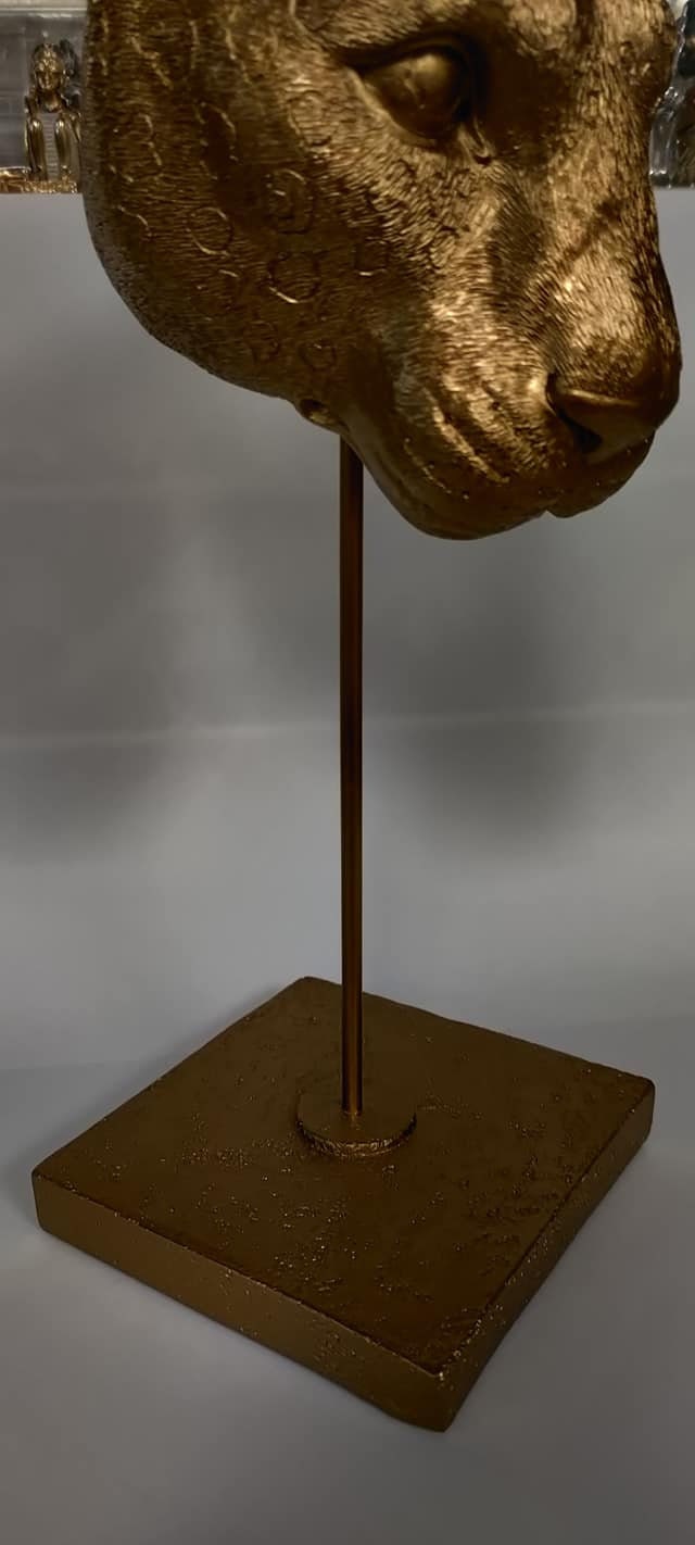 Unique Large Egyptian Cheetah Statue Made in Egypt | Etsy