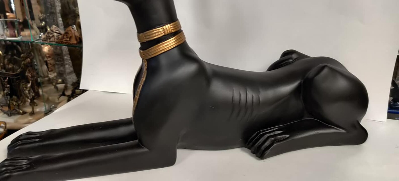 Unique Large Egyptian God Anubis Statue 21'' LX - Etsy