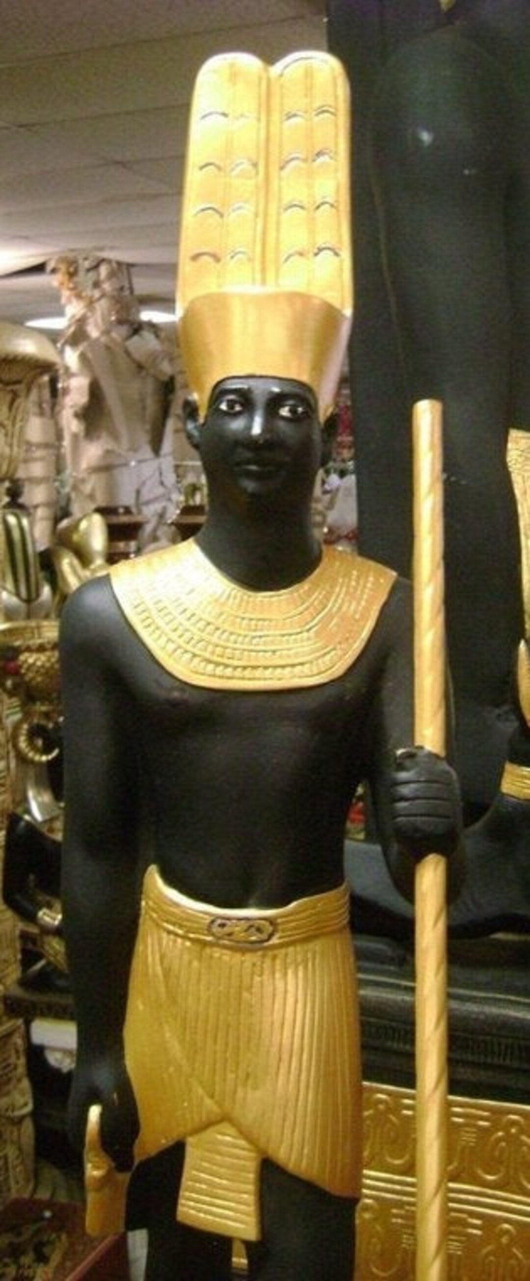 Unique Large Egyptian Amun-ra God of Power and Wealth Statue Made in ...
