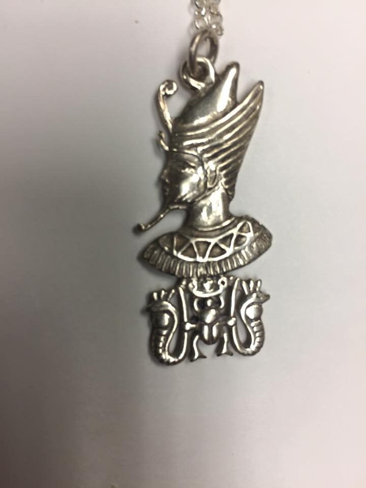 Vintage Solid Silver Egyptian King Mina the second king of the | Etsy