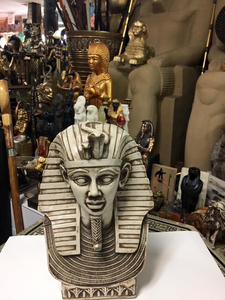 Large Unique Egyptian King Tut Mask 12'' Made In | Etsy